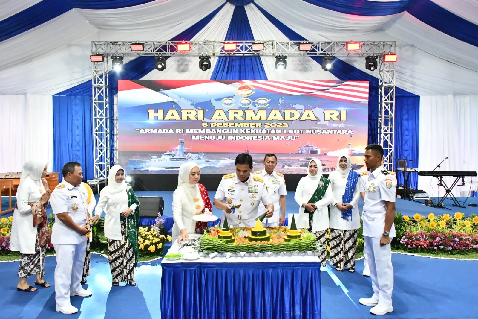 DANLANTAMAL III JAKARTA HADIRI UPACARA HARI ARMADA RI TAHUN 2023 ...