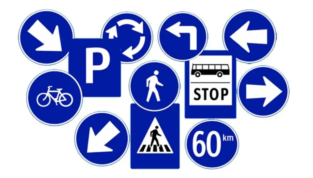 Makin Paham, Ini Arti Macam-macam Warna Plang Rambu Lalu Lintas Di ...