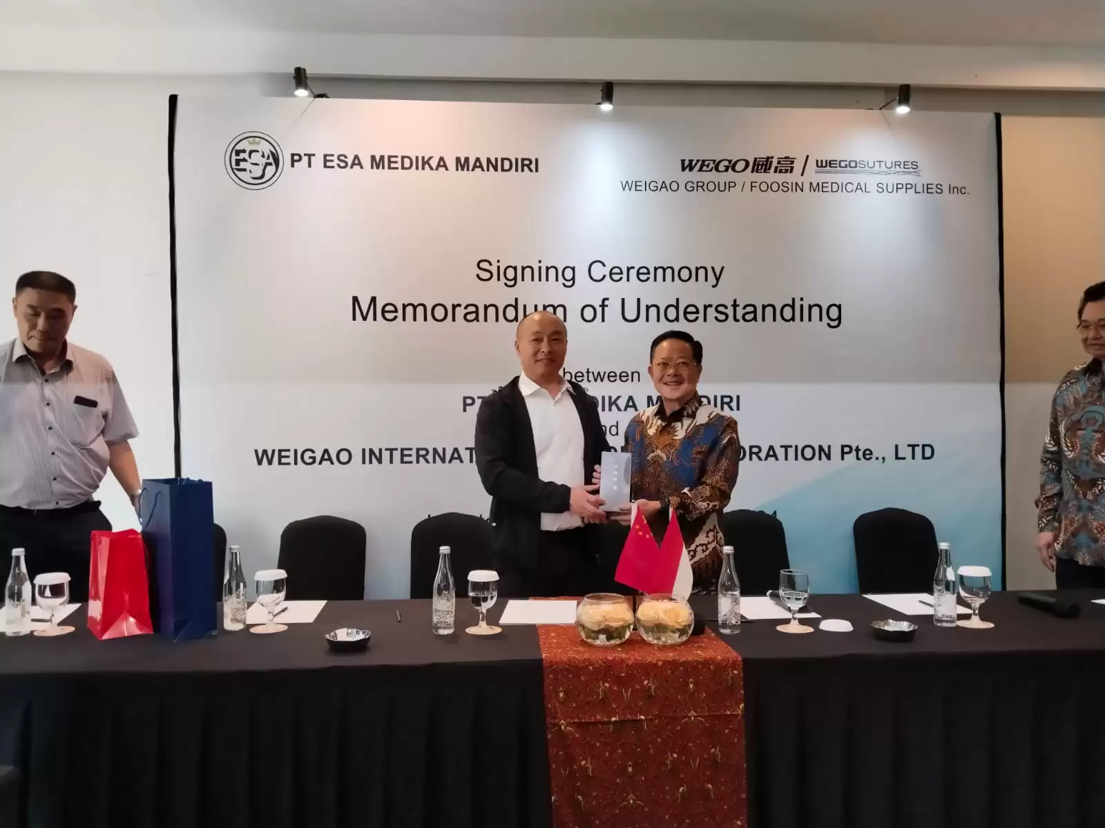 Penandatanganan MOU, PT. Esa Medika Mandiri (ESA Group) Dan Weigao ...