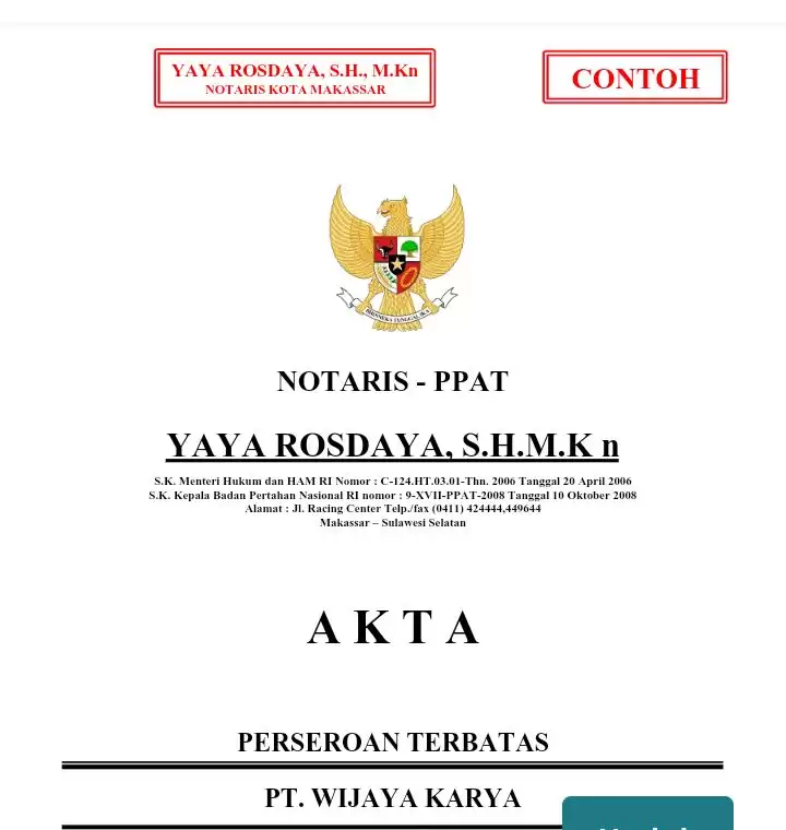 Ingin Membuat Akta Perusahaan? Inilah Berkas Yang Disiapkan dan Cara ...